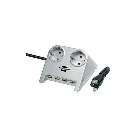 Support d'alimentation 2 prises, avec Hub USB intégré - CARON ...