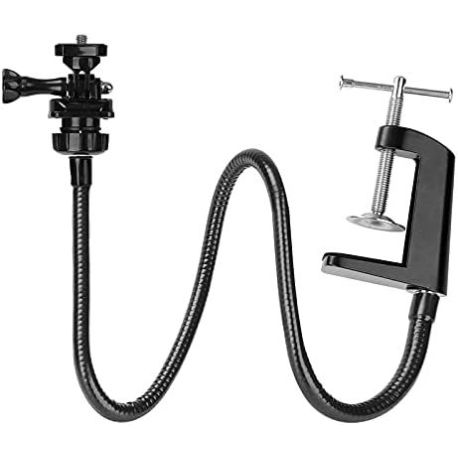 Support de webcam amélioré avec bras flexible et pince pour webcam à ...